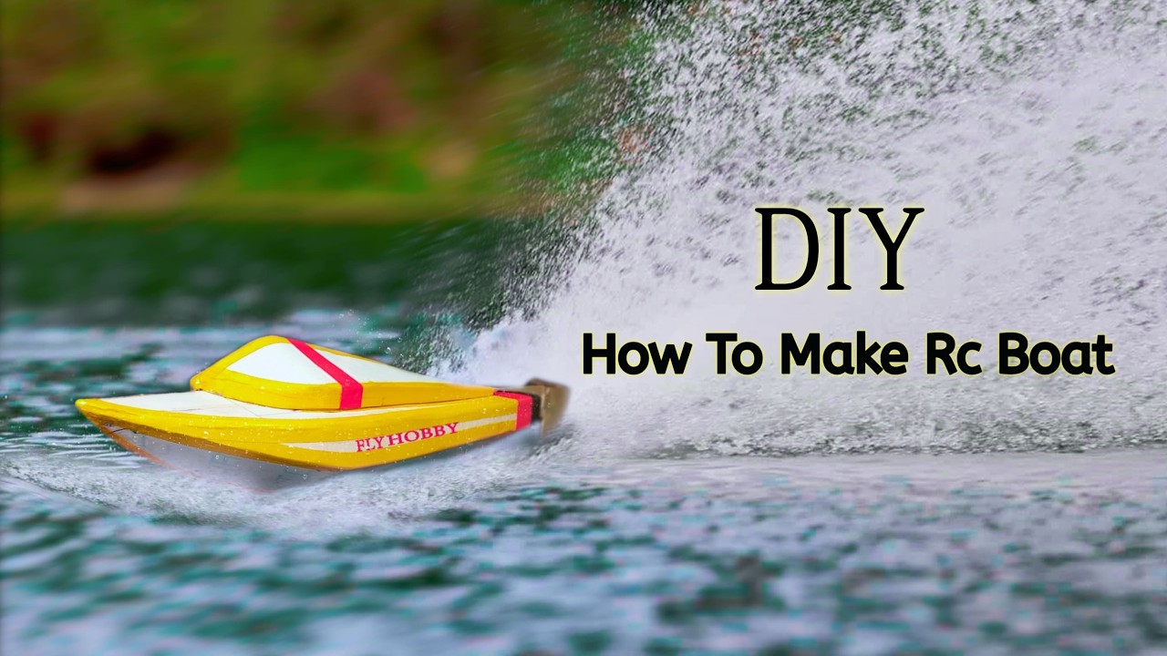 How To Make Rc Boat |Using Fly sky FS i6 Transmitter |DIY| Fly hobby ...