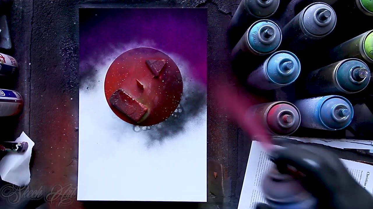 Itachi Uchiha - SPRAY PAINT ART by Skech - YouTube