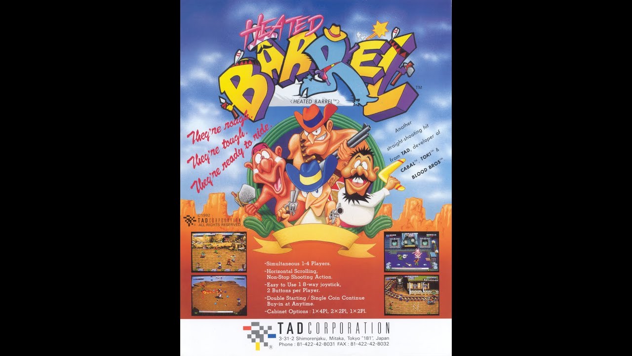 Heated Barrel (1992) [TAD Corporation - Arcade] - YouTube