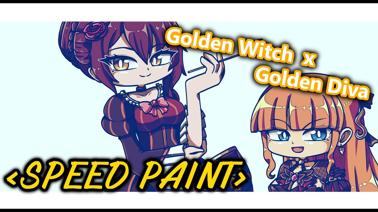 Golden Diva x Golden Witch | [SPEEDPAINT] - YouTube