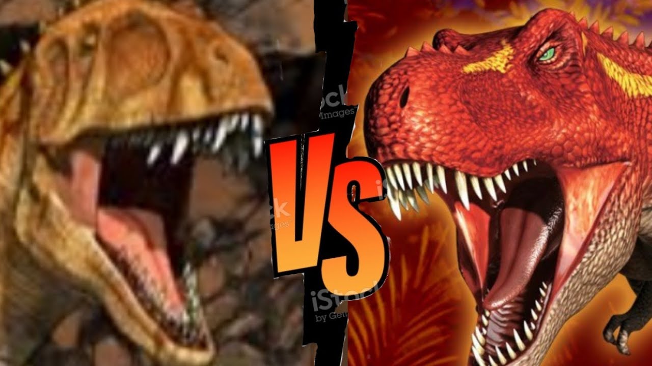 Acrocanthosaurus vs Tyrannosaurus [AMV] Dino Versus - YouTube