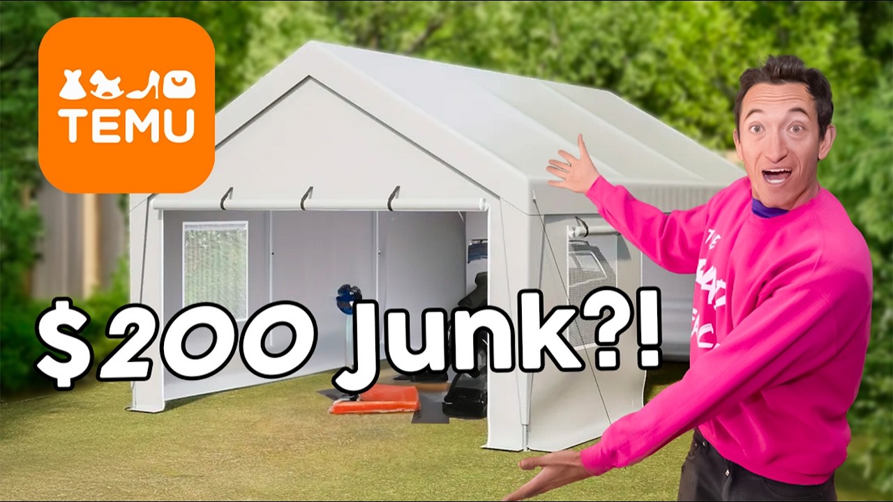 Is a $200 Temu Garage Worth It? - YouTube