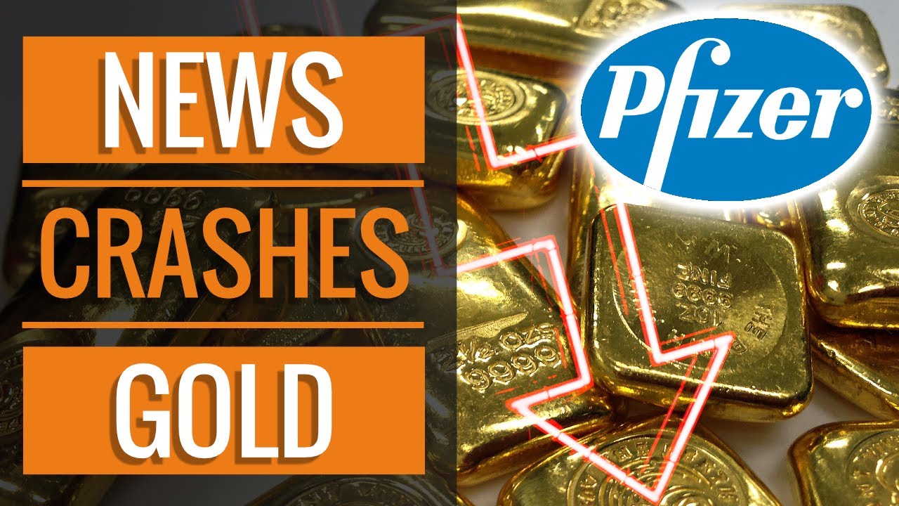 🟡 Gold Crashes On Pfizer Vaccine News - YouTube