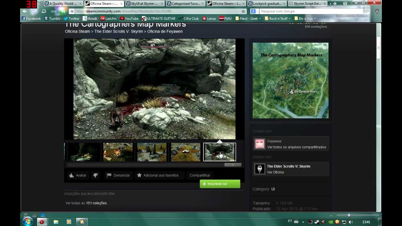 Os Melhores Mods para Skyrim: Melhorando a Interface (Tutorial PT-BR ...