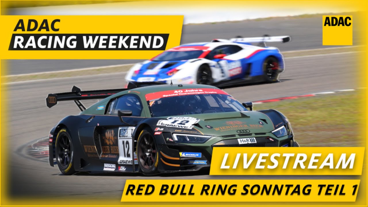 ADAC Racing Weekend 2025 | Red Bull Ring | Livestream Sonntag Teil 1 ...