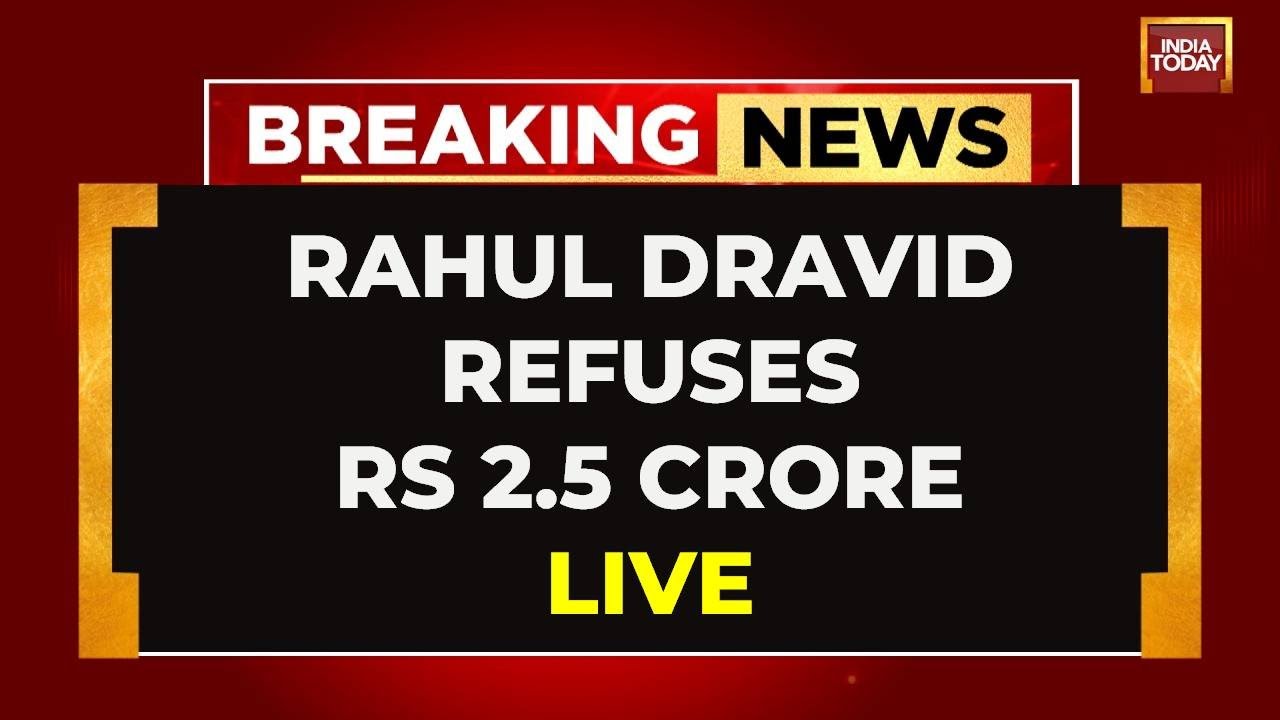LIVE | Rahul Dravid Refuses Rs 2.5 Crore Extra Bonus For T20 World Cup ...