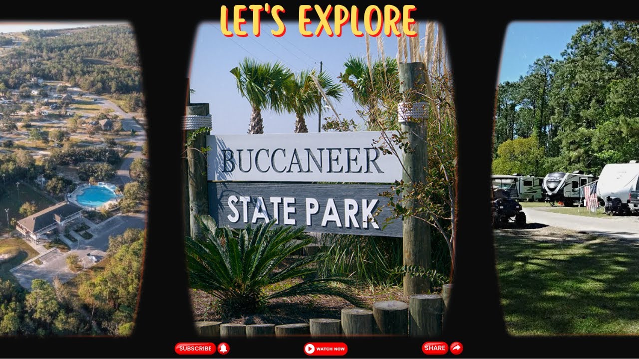 Let's explore Buccaneer State Park, Waveland MS - YouTube
