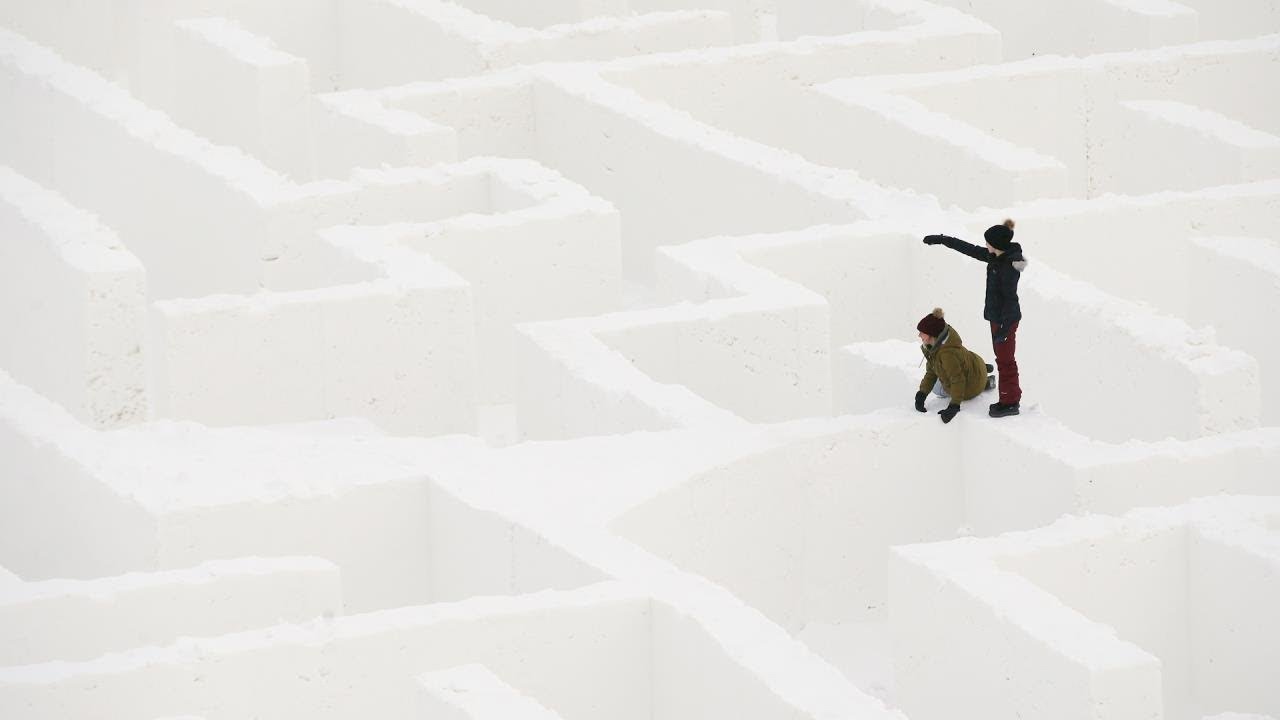 Manitoba's record-breaking snow maze captures winter's whimsical charm ...