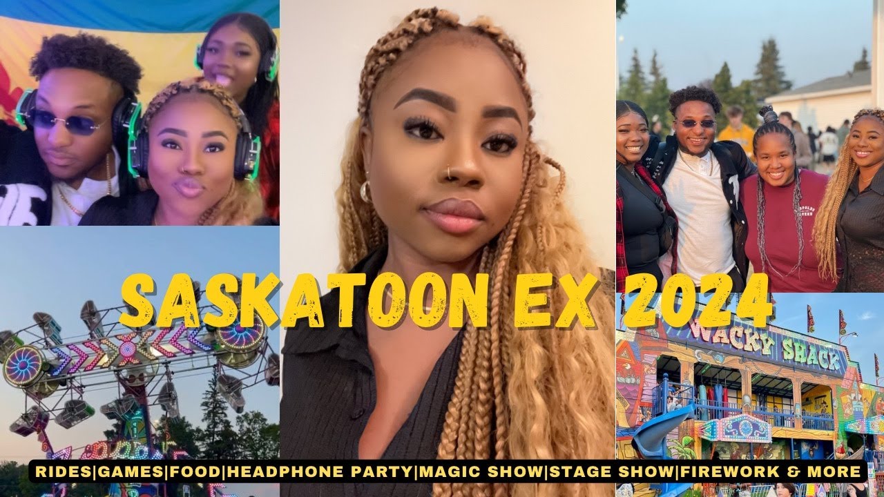 SASKATOON EX 2024| RIDES| GAMES| HEADPHONE PARTY & MORE| WE HAD SO MUCH ...