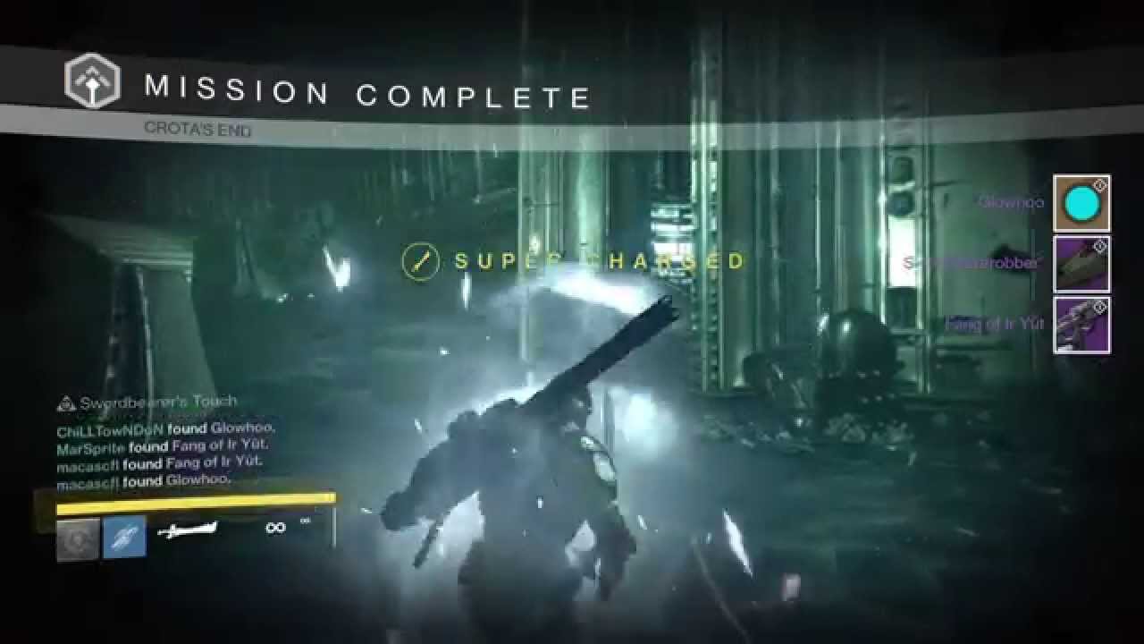 Destiny Crotas End Hardmode Beating Crota (Sword Perspective) - YouTube