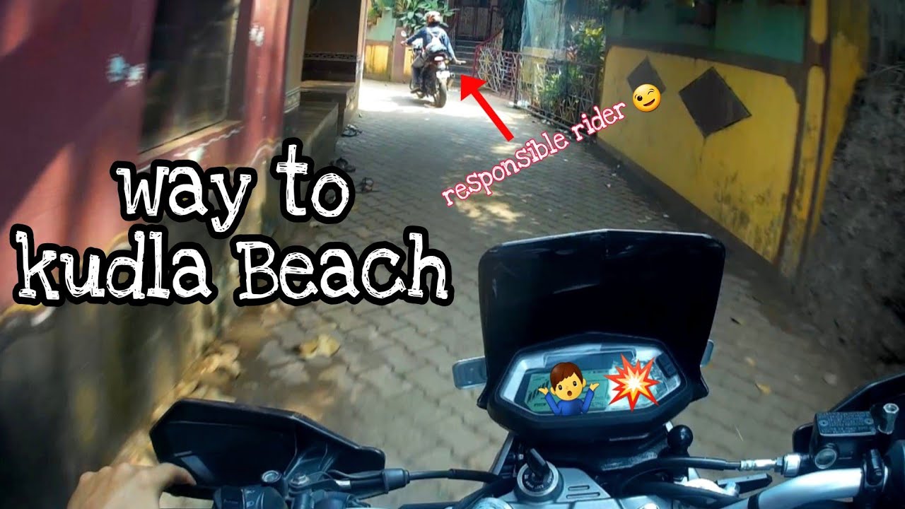 KUDLA BEACH || In search of kudla Beach we experienced good ride ☠ || # ...