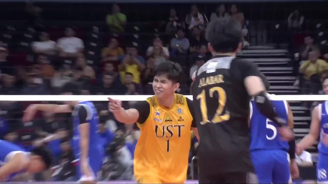 Gboy De Vega FIRED UP in set 2 for UST vs Ateneo | UAAP Season 87 Men’s ...