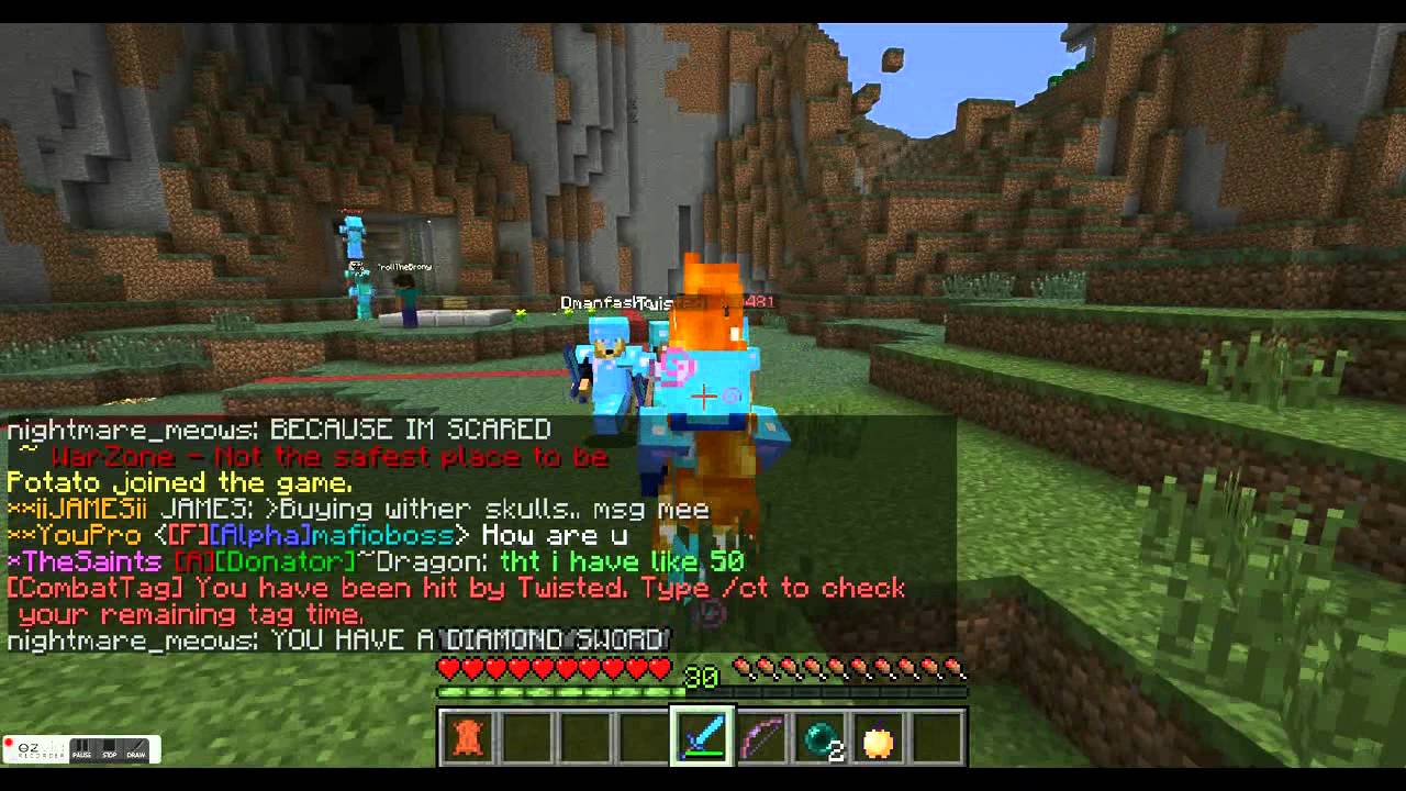 Minecraft Pvping :) - YouTube