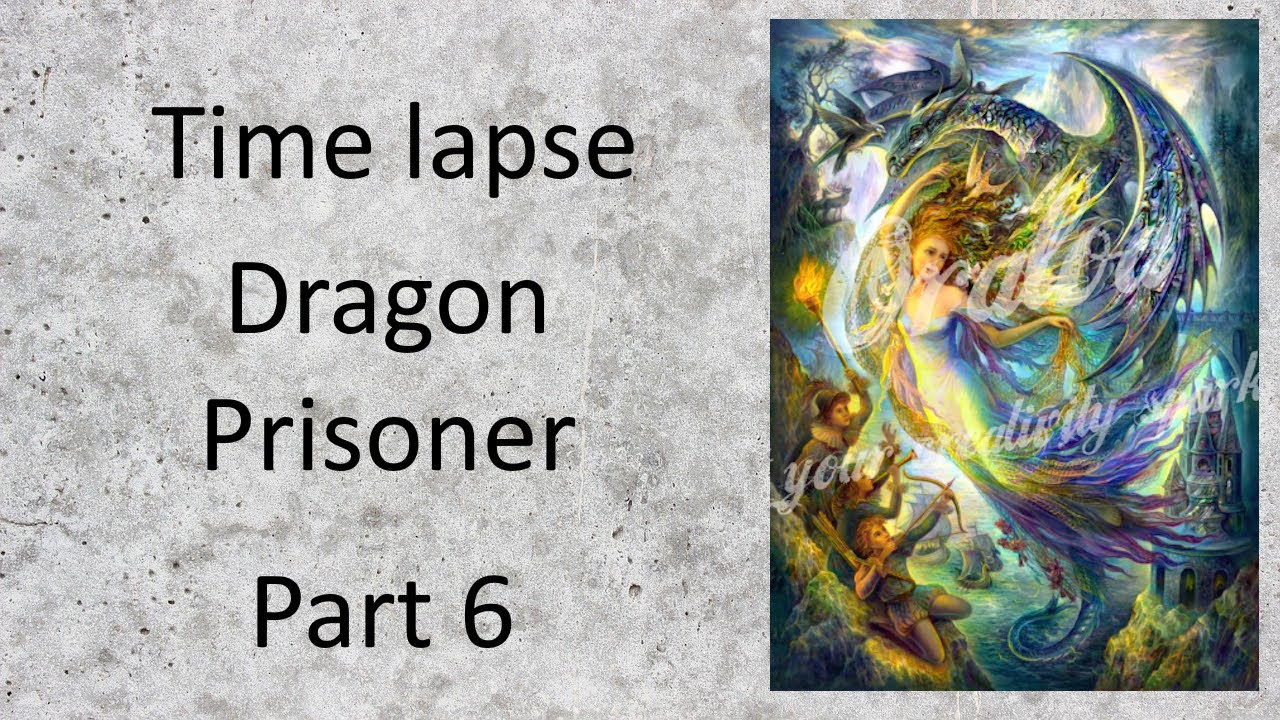 Part 6 of 8 Dragon Prisoner diamond painting time lapse from Oraloa ...