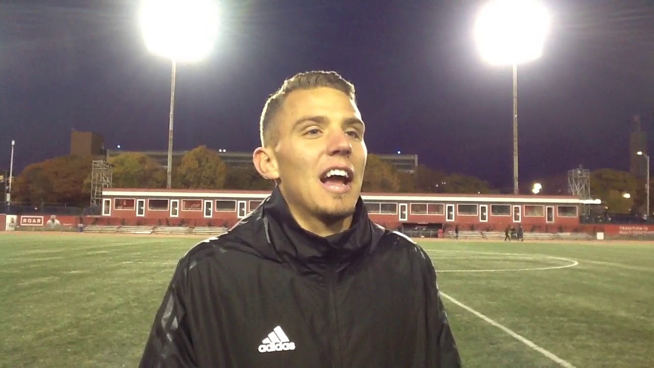 Post-match media scrum with Indy Eleven goalkeeper Jordan Farr - YouTube