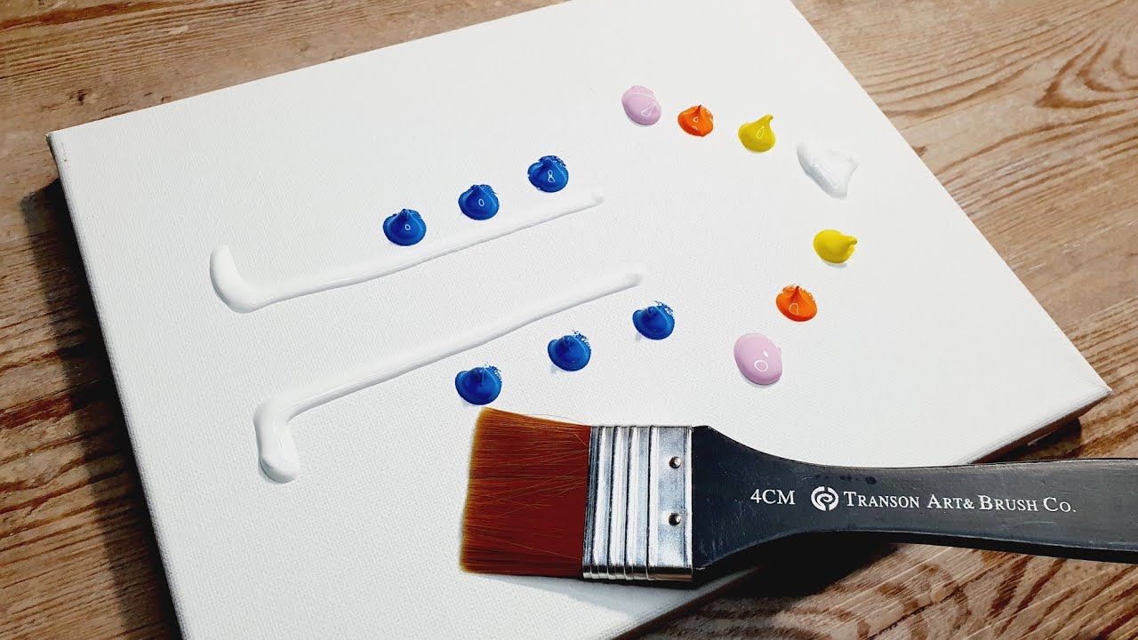KING ART N #635 TRAMONTO TUTORIAL PITTURA PASSO DOPO PASSO - YouTube