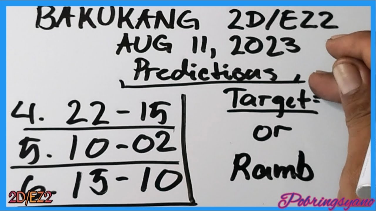 BAKUKANG 2D OR EZ2 HEARING TODAY AUGUST 11, 2023 - YouTube