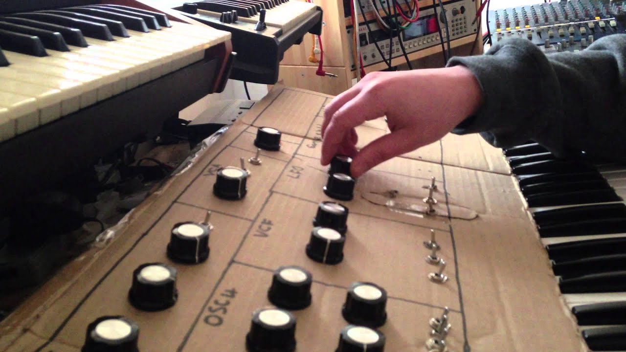 DIY Cardboard synth jam - YouTube