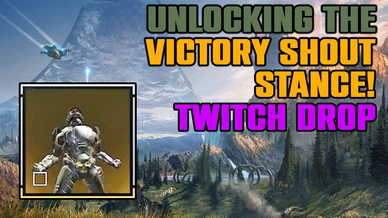 Unlocking the Victory Shout Stance! (Twitch Loot) - Halo Infinite - YouTube