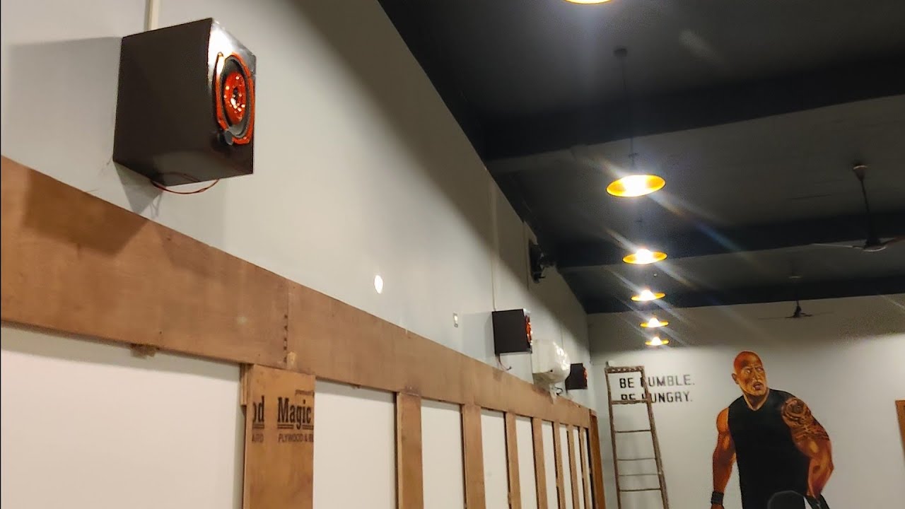 GYM Hi Fi Music System !! Powerfull Bass and Vocal !! +918053480908 ...