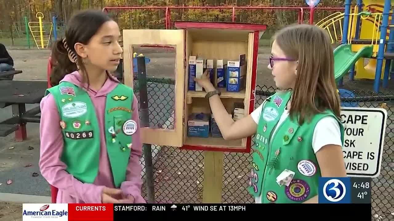 GREAT KIDS: Girl scouts install ‘Boo Boo Box’ to patch minor injuries ...