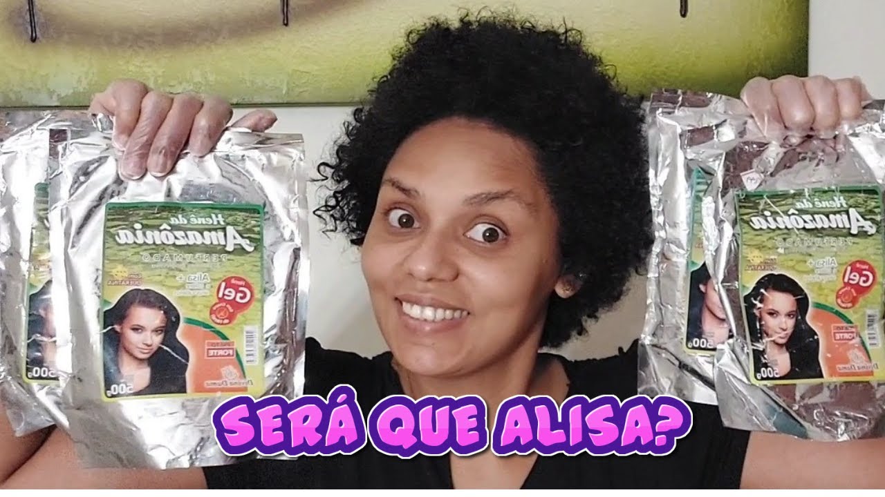 ALISANDO CABELO CRESPO COM HENÊ. PRIMEIRA APLICAÇÃO - YouTube