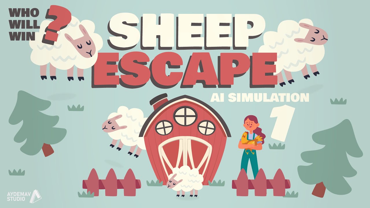 Sheep Escape | AI Simulation 1 - YouTube