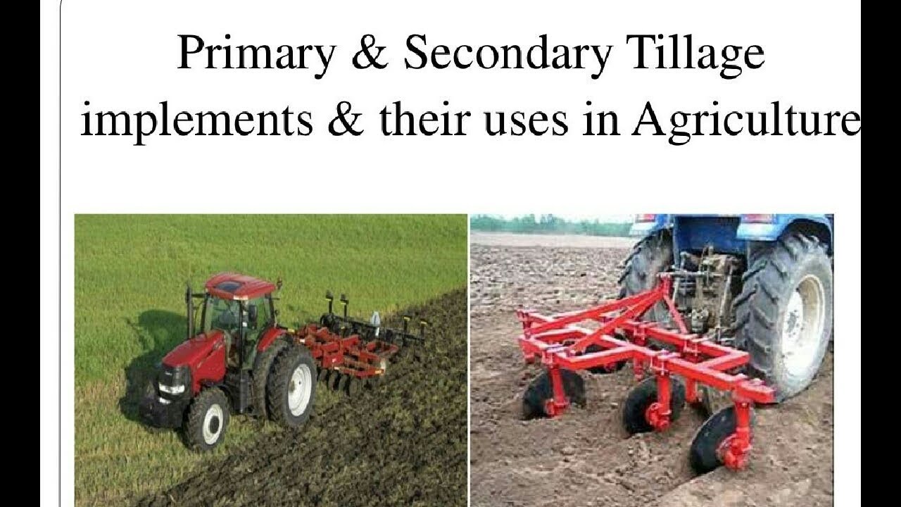 Primary and secondary tillage implement #tillage#tillageimplements# ...