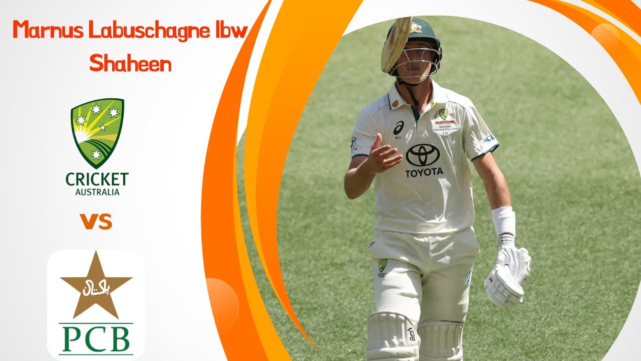 AUS vs Pak, 3rd Test I Marnus Labuschagne lbw by Shaheen - YouTube