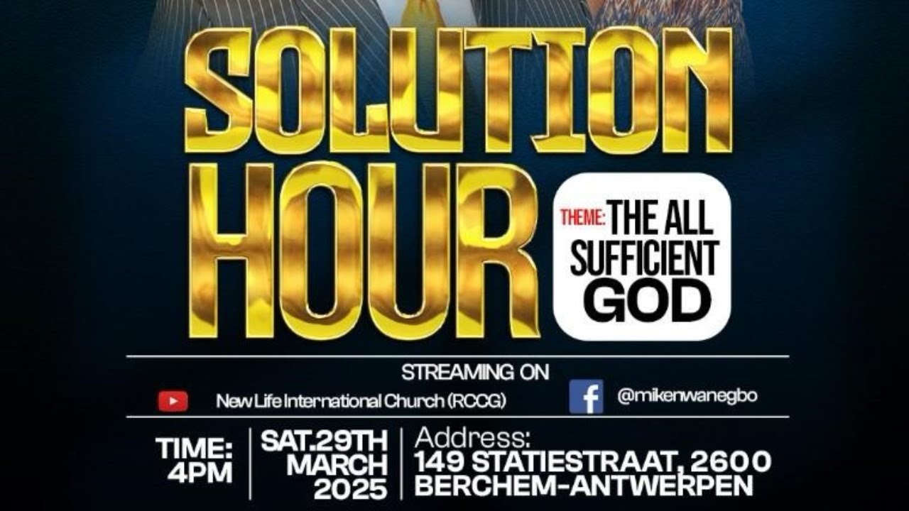 SOLUTION HOUR - The All Sufficient God - YouTube