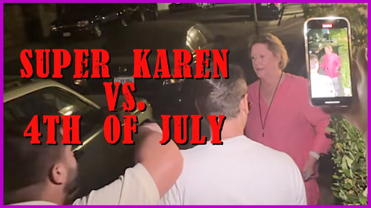 Super "KAREN" & her Stun-Gun vs. the 4th of July (REPOST) - YouTube