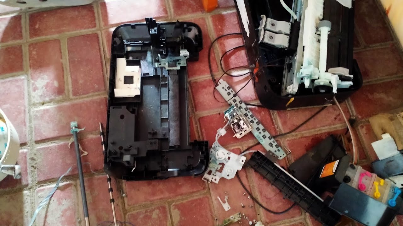 printer bekas sudah rusak..akan fungsikan menjadi sesuatu yang ...