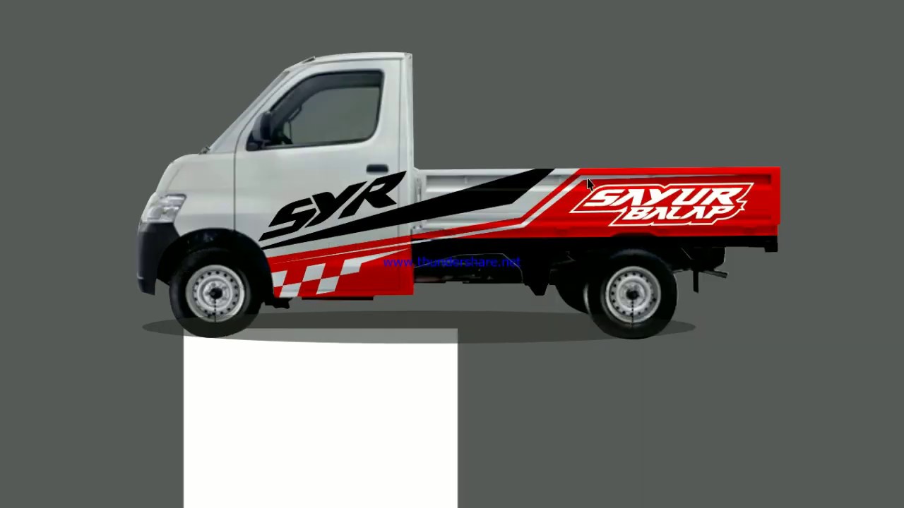 DESIGN STICKER GRANDMAX PICKUP - YouTube