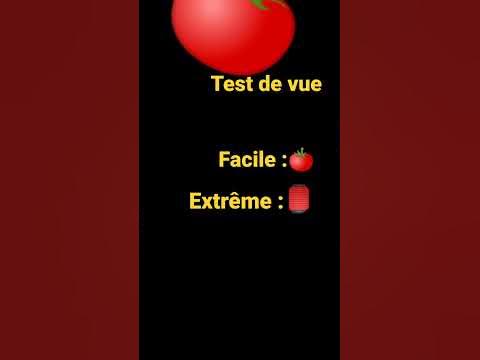 test de vue - YouTube