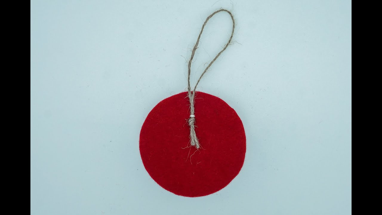 How To Attach The Hanging Loop Onto The Christmas Tree Decoration How To Attach The Hanging Loop Onto The Christmas Tree Decoration