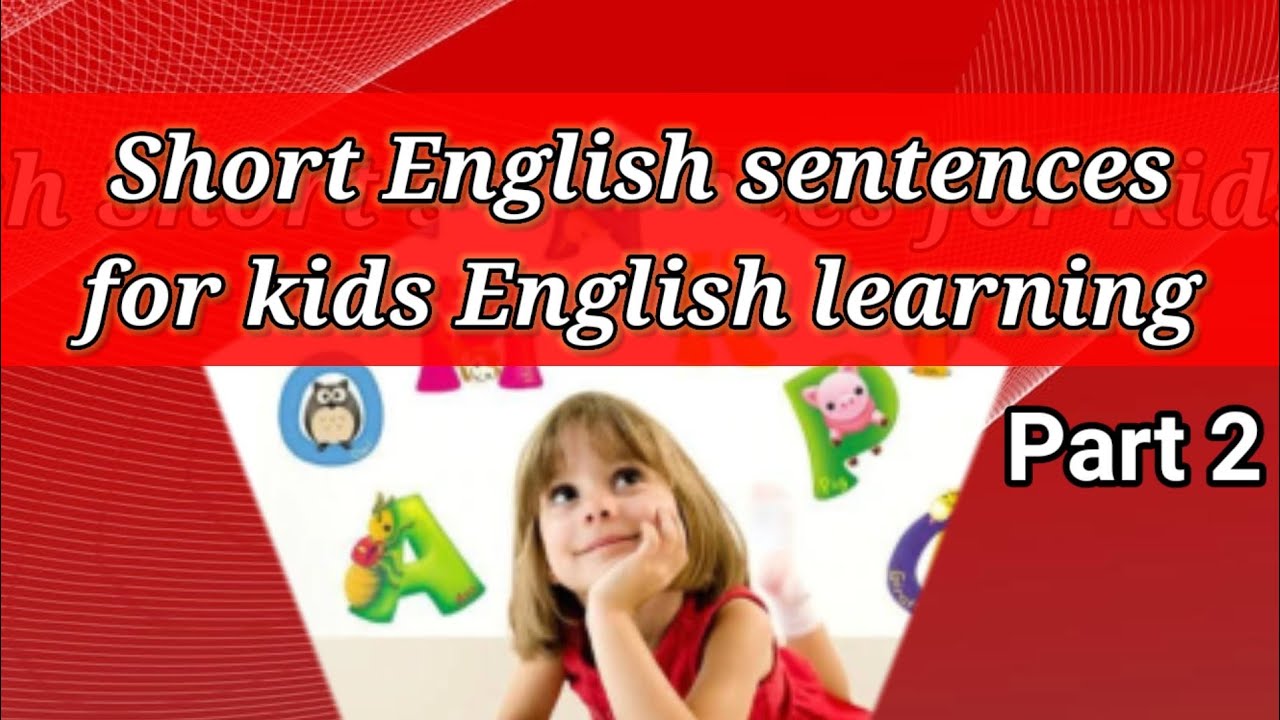 Short English Sentences part2|Two words English sentences part 2|daily ...