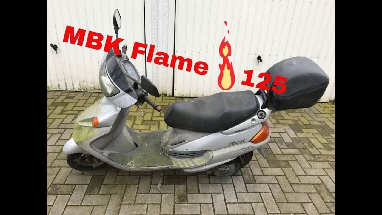 (Yamaha) MBK Flame 125 Scooter! First Start after 3 Years! Will it Start ? - YouTube