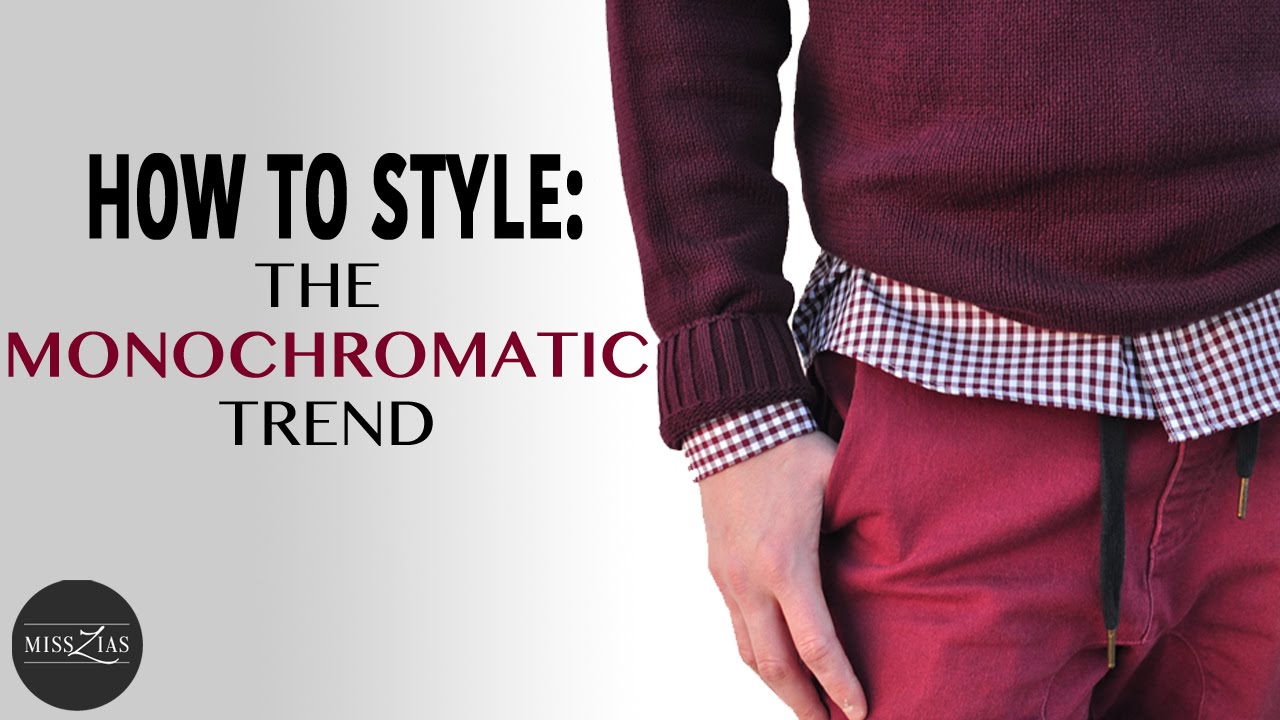 How to Style the Monochromatic Trend - YouTube