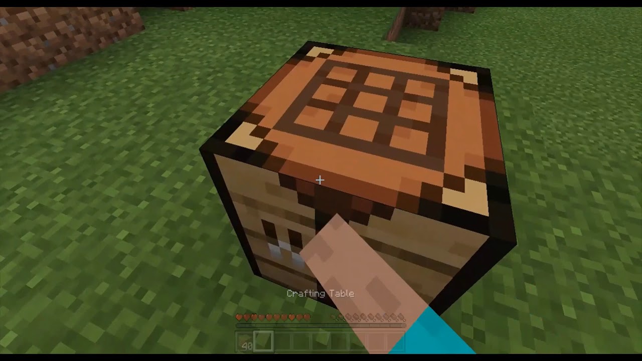 Minecraft! How to create a wooden hoe in Mnecraft PE. - YouTube