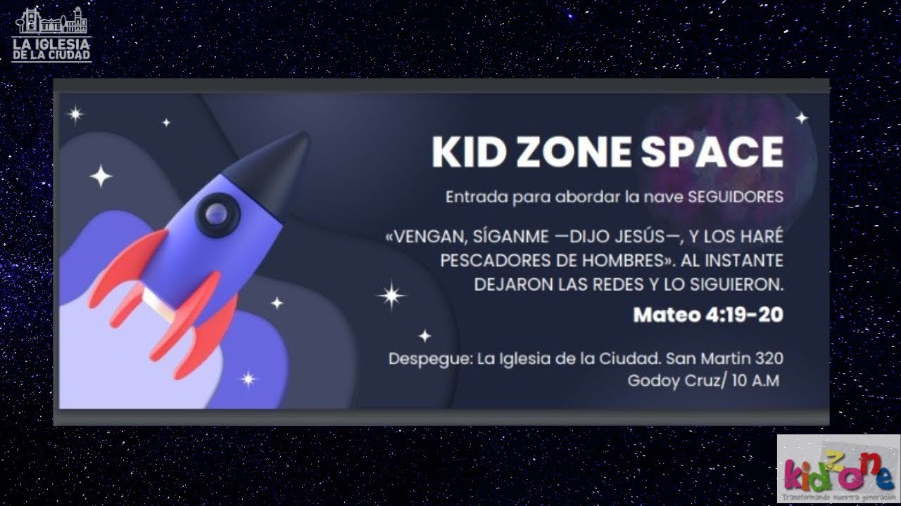 Kid Zone Space un viaje transformador..... - YouTube