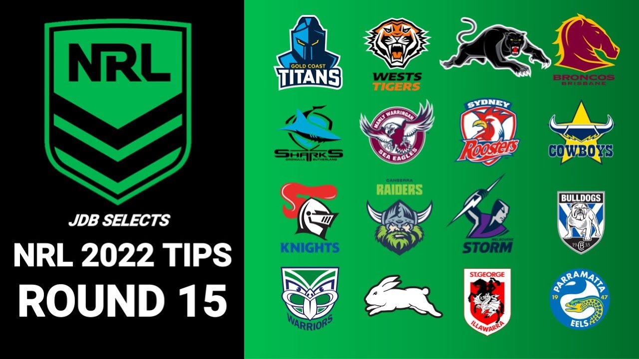 NRL TIPS & PREDICTIONS - ROUND 15 2022 - YouTube