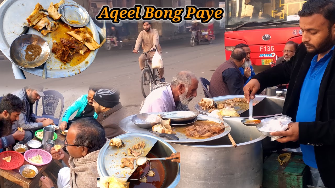 BONG PAYE Breakfast Ideas You Need to Try! AQEEL BONG PAYE IN LAHORE ...
