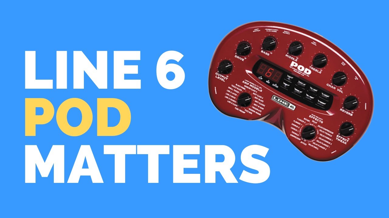 Line 6 POD | The Complete Guitar Tone Solution Still Awesome After 20 ...