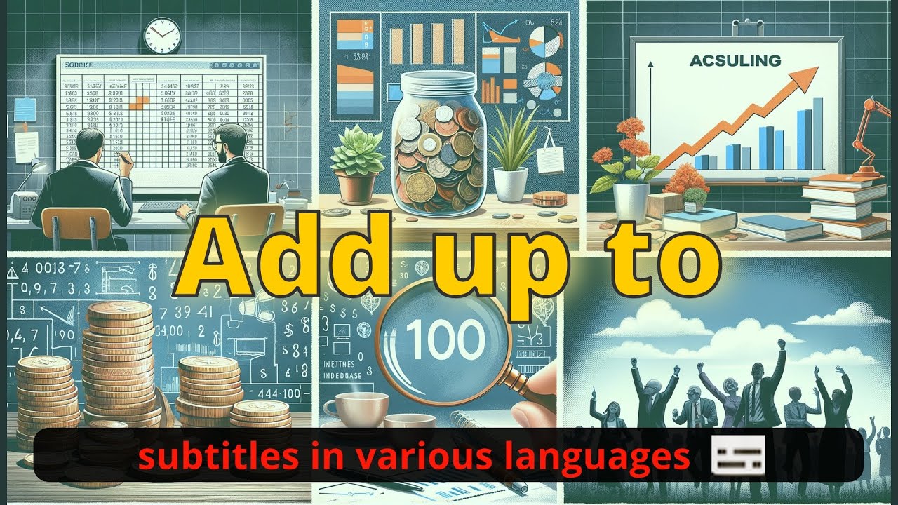 add up to meaning with 5 examples - YouTube