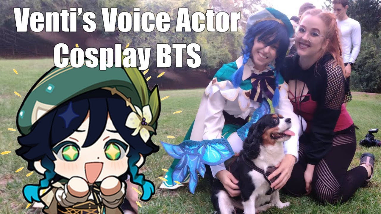 Venti's Voice Actor Cosplay BTS | Erika Harlacher - YouTube