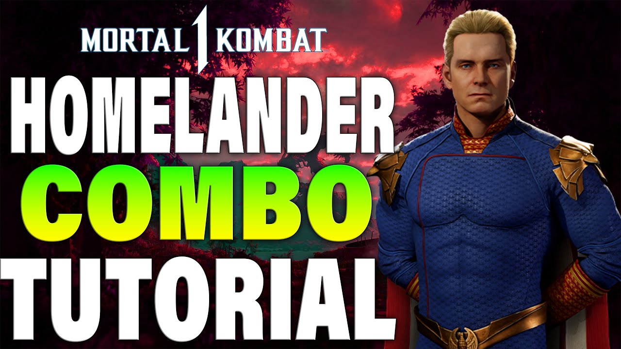 MK1 Homelander Combos - Mortal Kombat 1 Homelander Combo Guide - YouTube