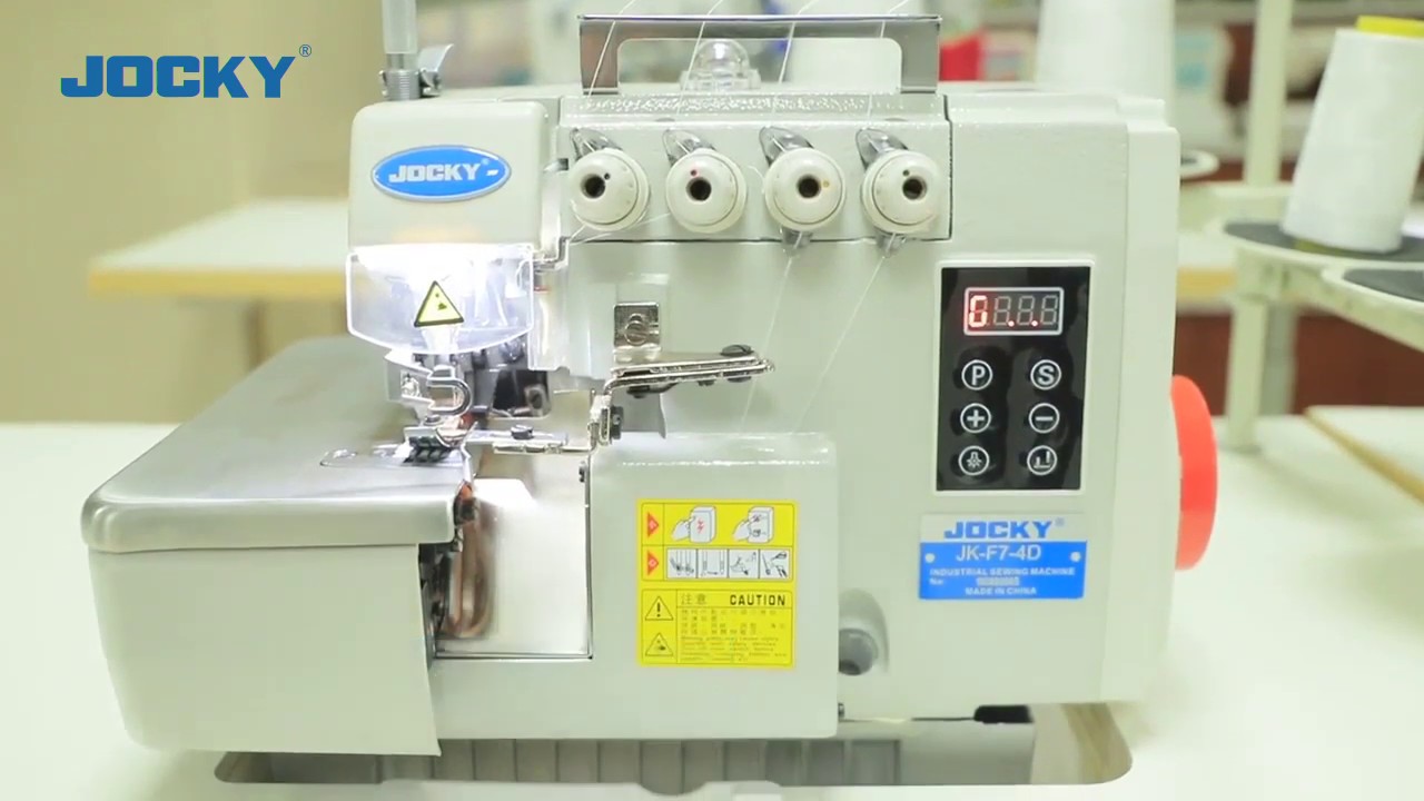 JK-F7-4D JOCKY brand Direct Drive 4 Thread Overlock Sewing Machine ...