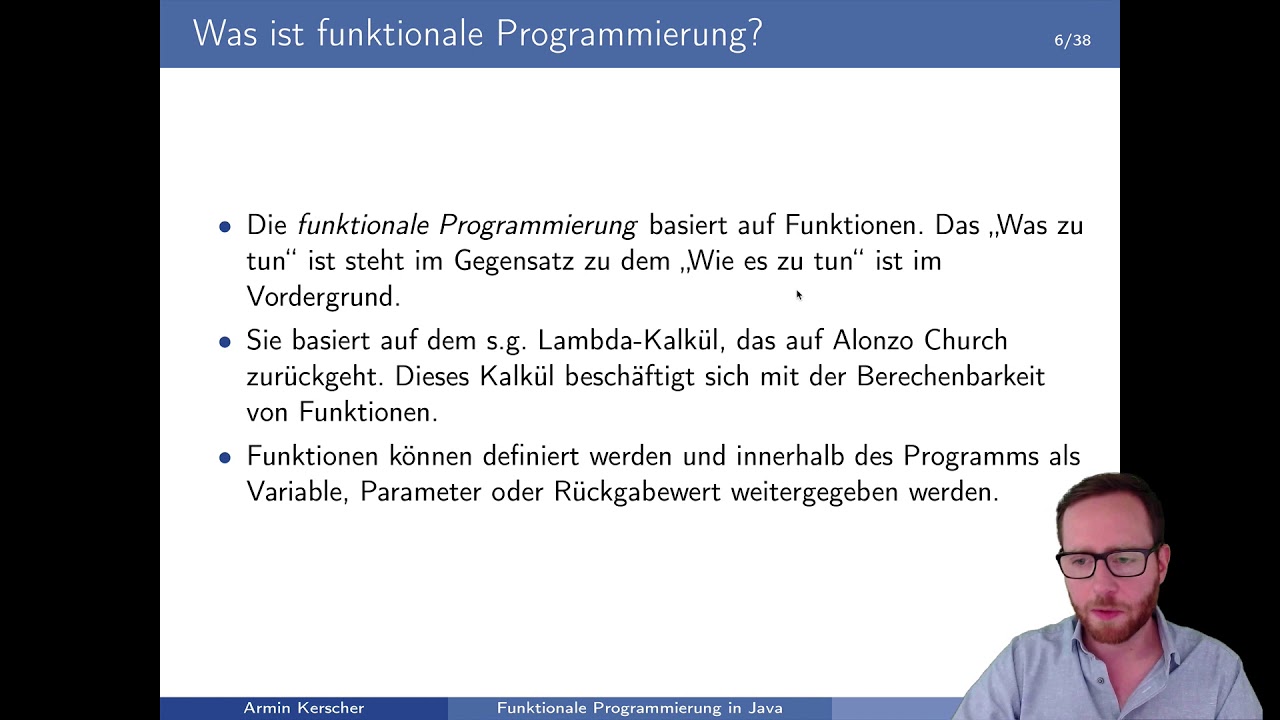 Java Was Ist Funktionale Programmierung Teil 310 Youtube