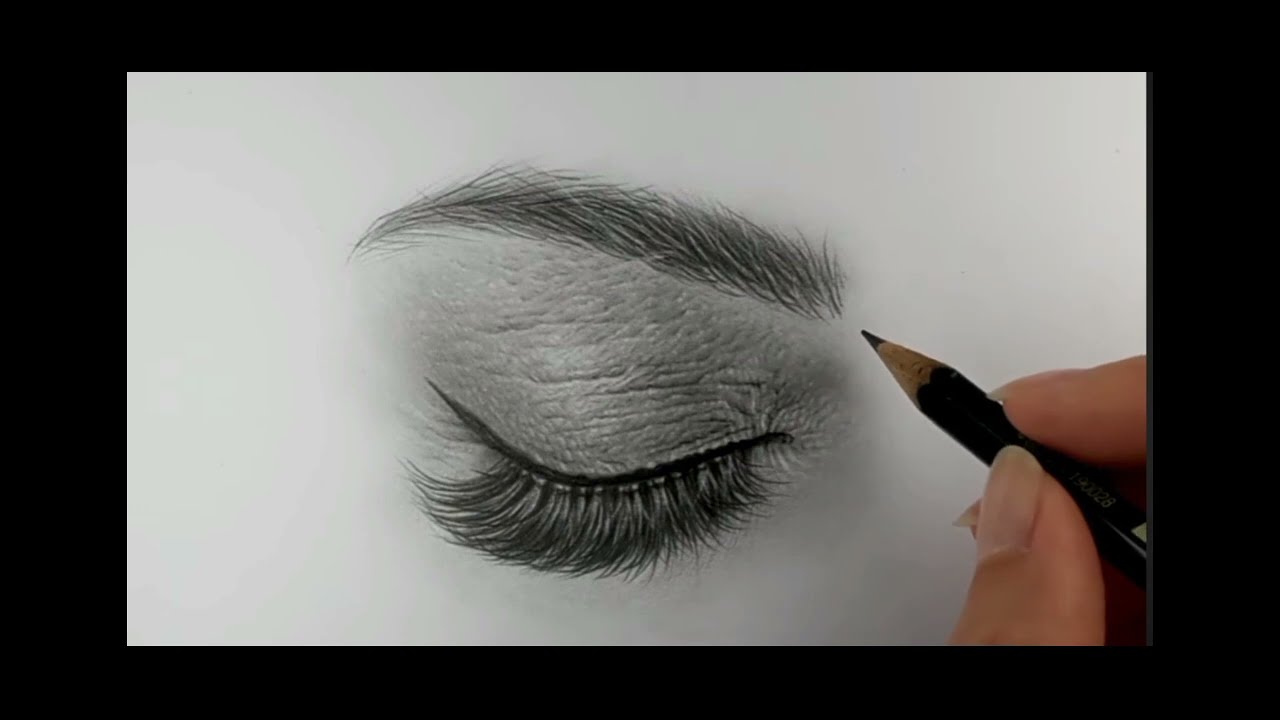 Eye sketch tutorial 3 mins (Hyper realistic sketching) - YouTube