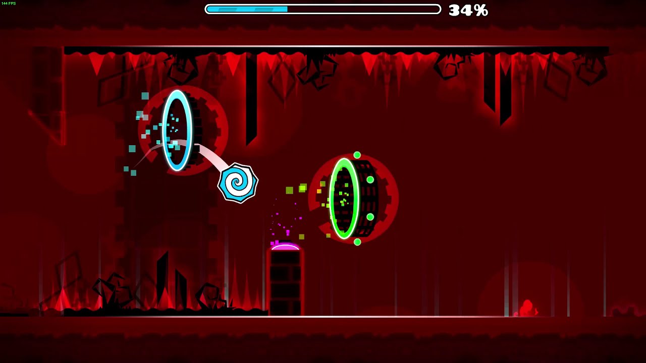 Hellish Trip 100%(Hard Demon) Geometry Dash - YouTube